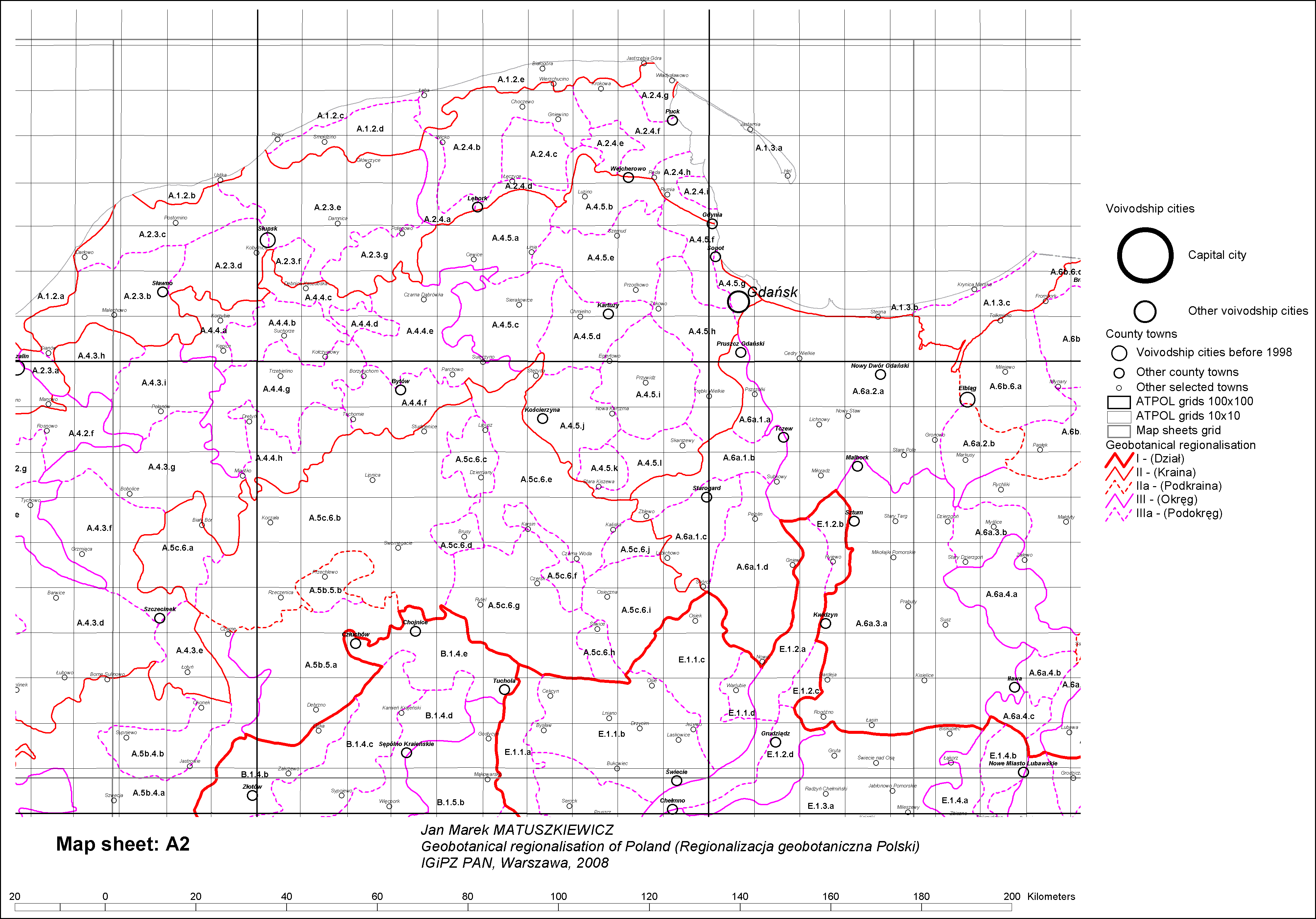 Mapa regionów geobotanicznych Polski on-line - Instytut Geografii i ...